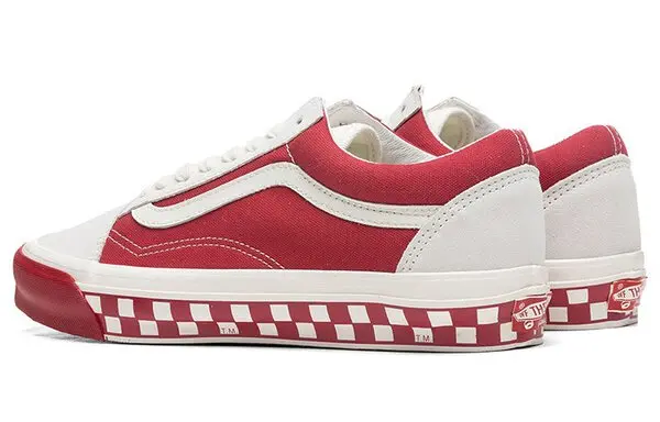 VANS Og Old Skool Lx "bumper Cars Marshmallow Cardinal" Sneakers - Redwhite