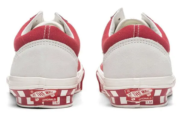 VANS Og Old Skool Lx "bumper Cars Marshmallow Cardinal" Sneakers - Redwhite