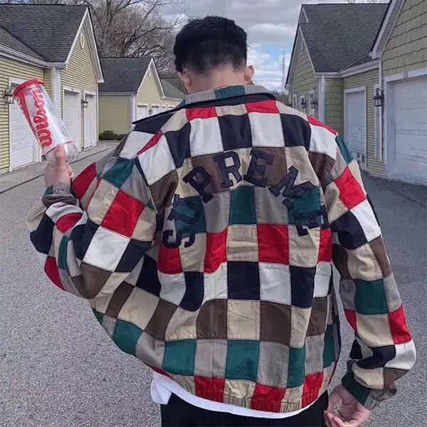 Supreme Patchwork Harrington Jacket - Multi-color