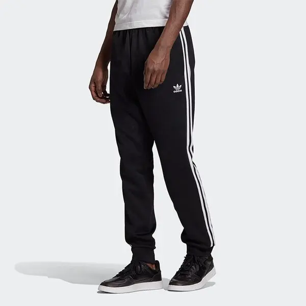 Adidas Originals Sst Tp P Blue Sports Pants - Black