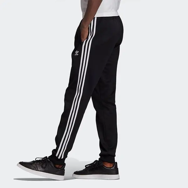 Adidas Originals Sst Tp P Blue Sports Pants - Black