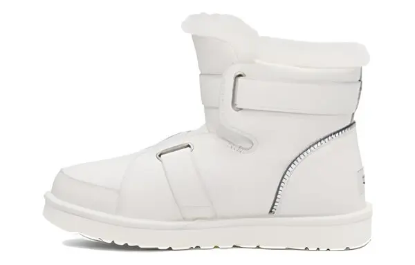 UGG Mini Buckle Short Boots - White