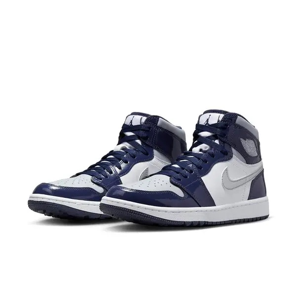 JORDAN Air 1 High Golf Sneakers - Bluewhite