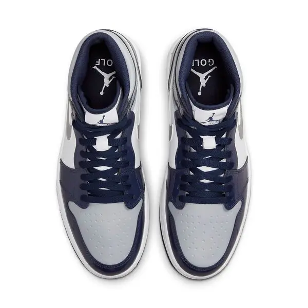 JORDAN Air 1 High Golf Sneakers - Bluewhite
