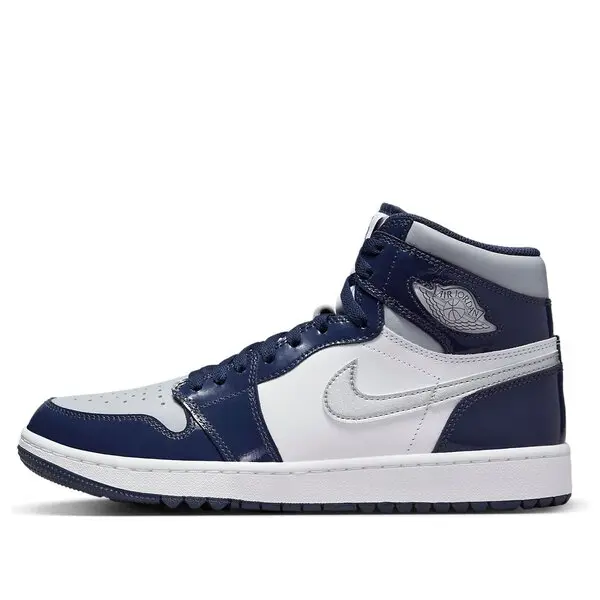 JORDAN Air 1 High Golf Sneakers - Bluewhite