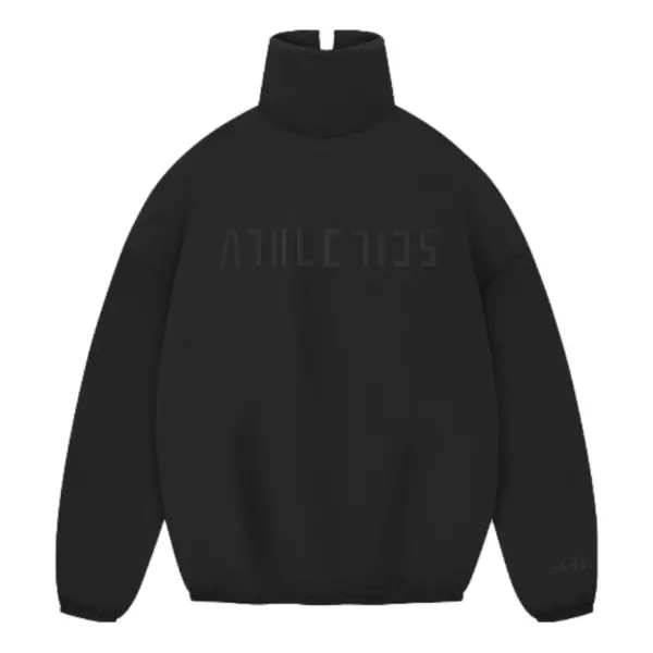 Adidas X Fear Of God Athletics Suede Fleece Mock Neck - Black