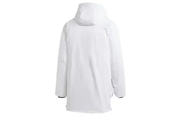 Adidas Full-length Zipper Down Jacket With Multiple Pockets