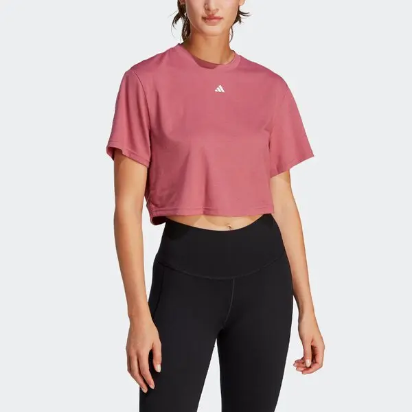 Adidas Studio Cropped T-shirt - Pink