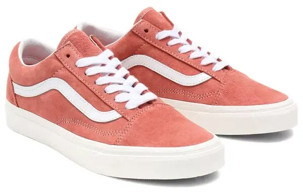 VANS Pig Suede Old Skool Sneakers - Red
