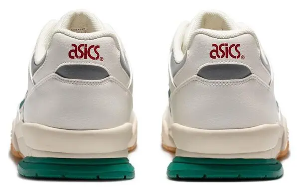 Asics Gel-spotlyte Low Top Sneakers - White/forest Green