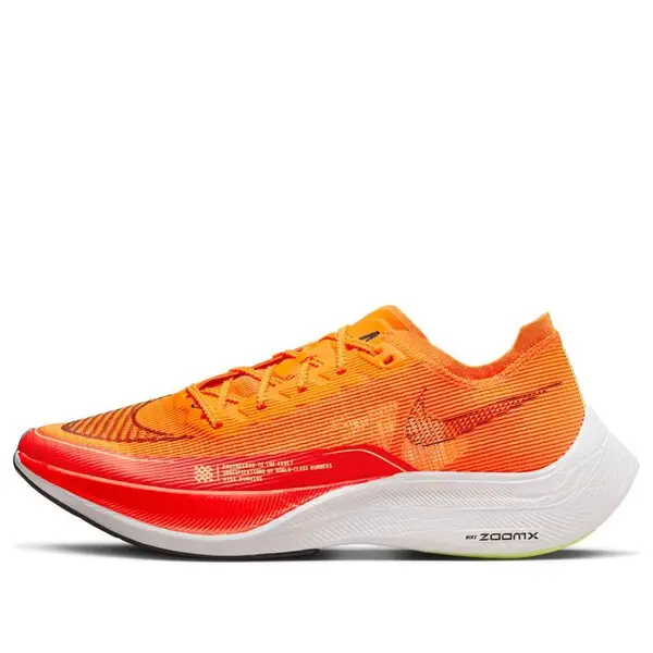 Nike Zoomx Vaporfly Next% 2 Athletic Sneakers - Orange/red