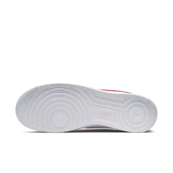 Nike Force 1 "just Do It" Low Top Sneakers - White/red