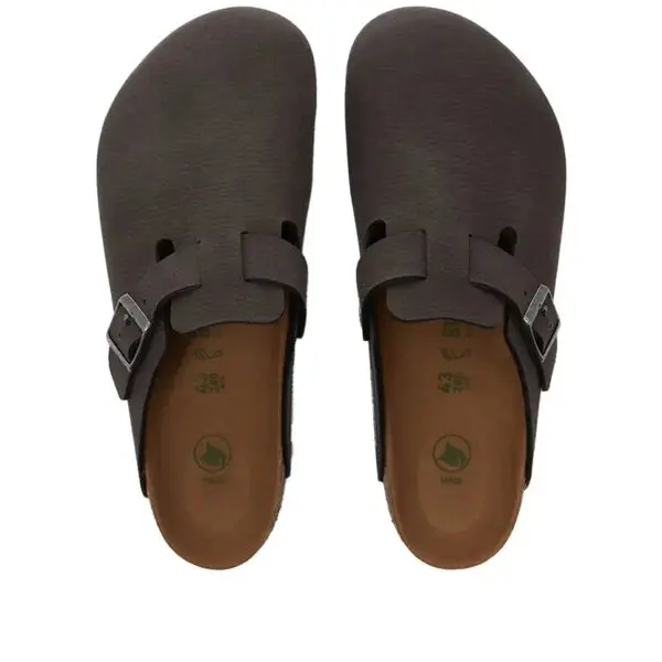 BIRKENSTOCK Boston Vegan Clogs - Grey