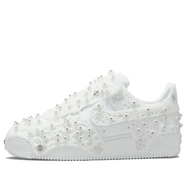 Nike X Swarovski Air Force 1 Low Top Sneakers - White