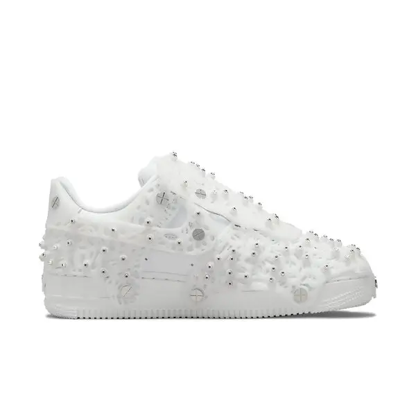 Nike X Swarovski Air Force 1 Low Top Sneakers - White