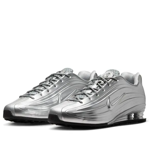 Nike Shox Z Sneakers - Silver/black/metallic Silver