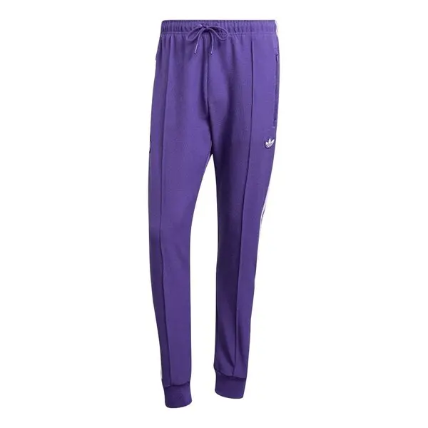 Adidas Real Madrid Terrace Icons Track Pants Asia Sizing - Purple