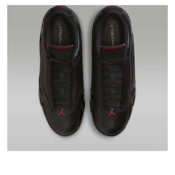 JORDAN Retro Golf 'last Shot' Sneakers - Black/varsity Red
