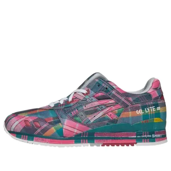 Asics X Comme Des Garcons Shirt Gel-lyte Iii '07 Remastered "pink Plaid - Multi-color