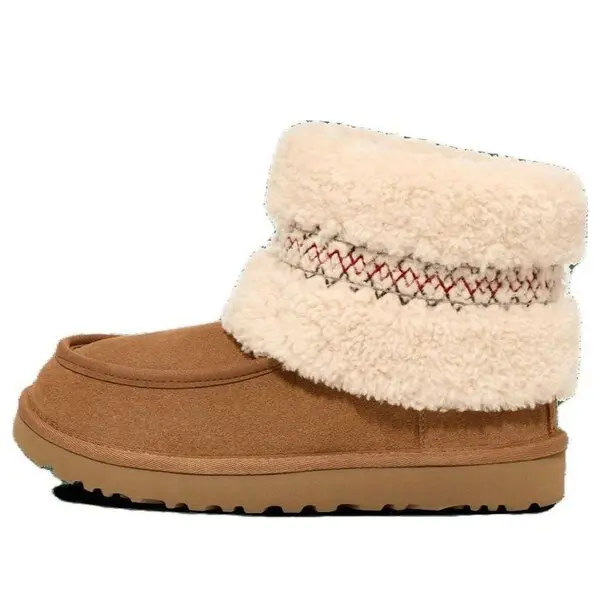 UGG Mini Braid Boot - Chestnut