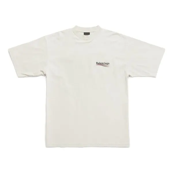 Balenciaga Political Campaign T-shirt Large Fit - Beige