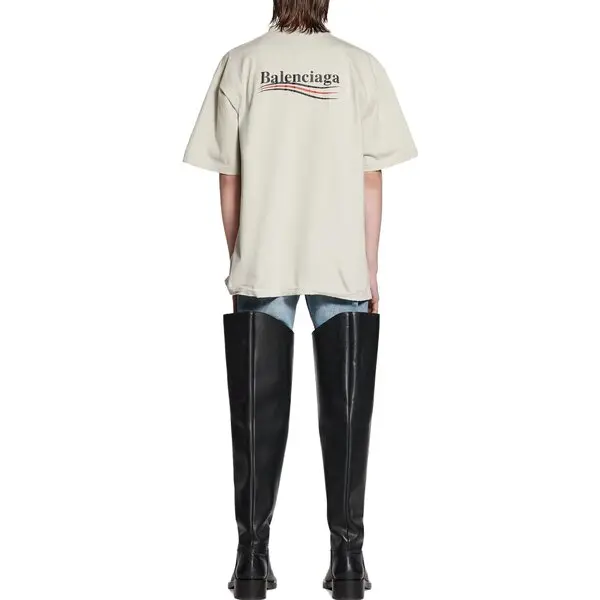 Balenciaga Political Campaign T-shirt Large Fit - Beige