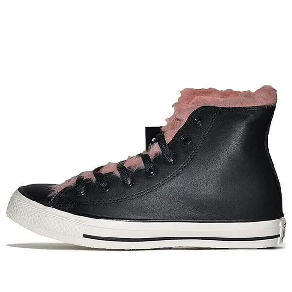 CONVERSE Chuck Taylor All Star Fleece High Top Sneakers - Black/pink