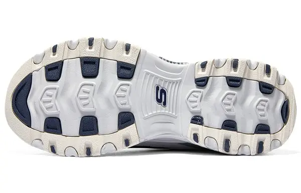 Sketchers Dlites 1.0 Chunky Lace-up Sneakers - Beige/navy