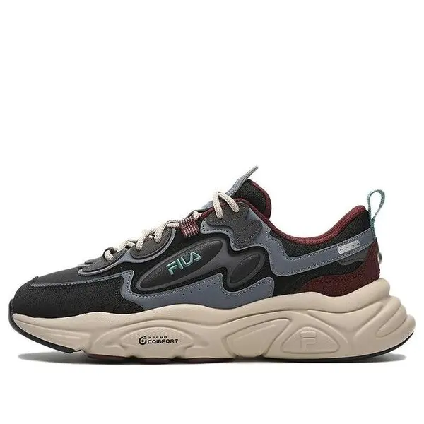 FILA Mars 1s Low Top Athletic Sneakers - Black/grey/red