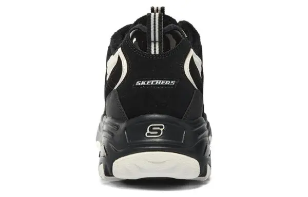 Sketchers D'lites Zip Along Sneakers - Black/white