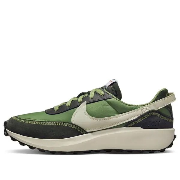 Nike Waffle Debut "alligator" Low Top Lace-up Sneakers - Blackgreen