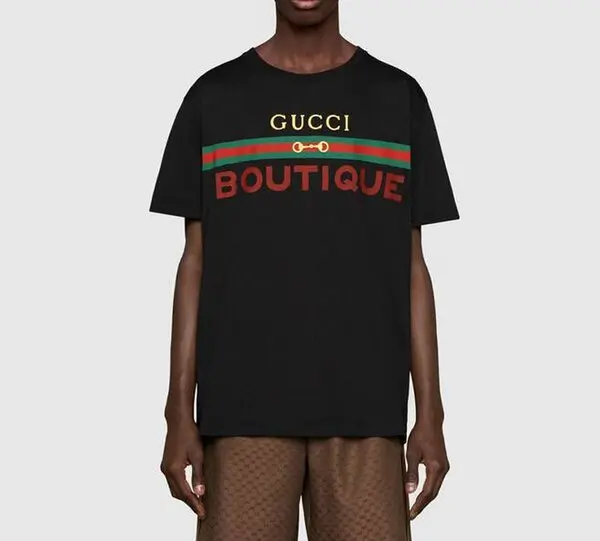 Gucci Boutique Printing Loose Short Sleeve