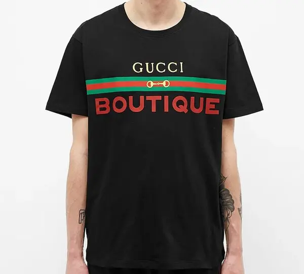 Gucci Boutique Printing Loose Short Sleeve