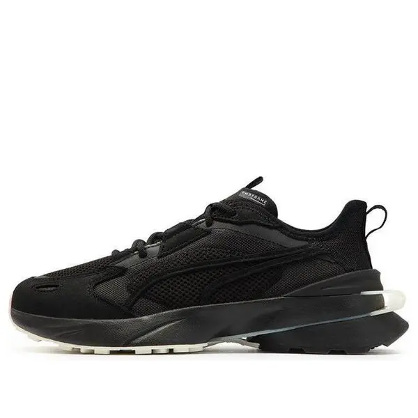 PUMA Pwrframe Op-1 Lth Sneakers - Black