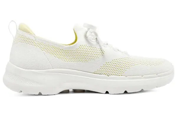 Sketchers Go Walk Hyper Burst Athletic Sneakers - White/yellow