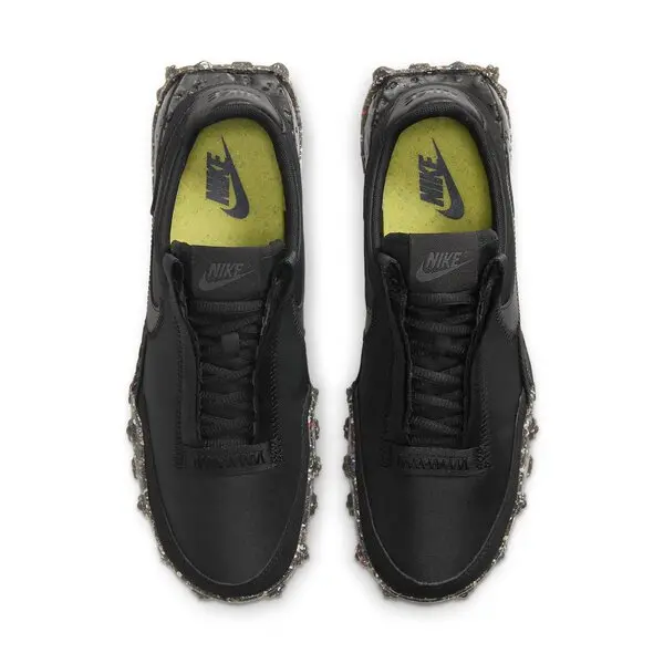 Nike Waffle Racer Crater Sneakers - Black