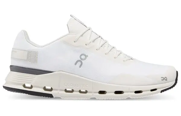 On Cloudnova Form Sneakers - White/eclipse