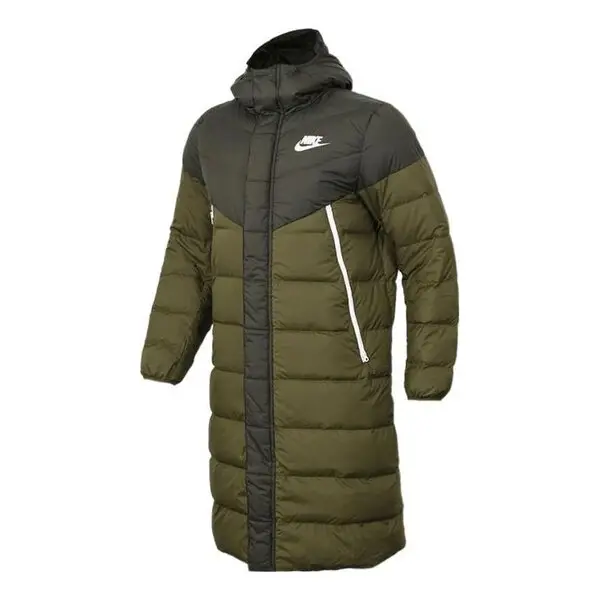 Nike Logo Puffer Hooded Coat