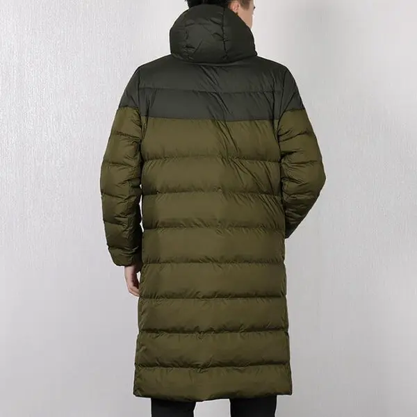 Nike Logo Puffer Hooded Coat 'olive
