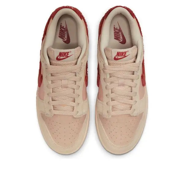 Nike Dunk Low "terry Swoosh" Sneakers - Cream