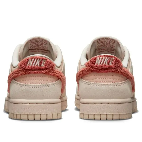 Nike Dunk Low "terry Swoosh" Sneakers - Cream