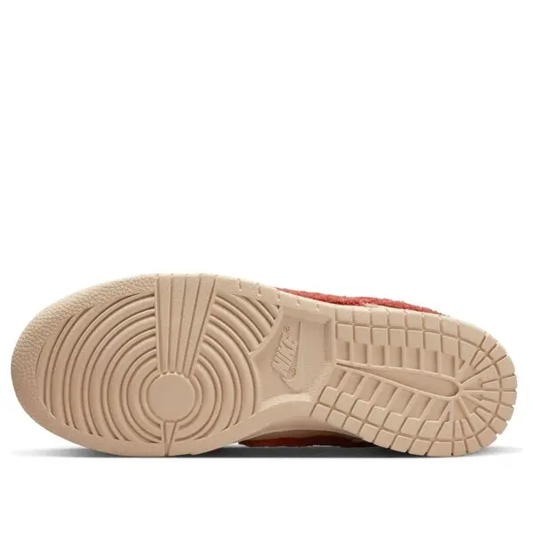 Nike Dunk Low "terry Swoosh" Sneakers - Cream