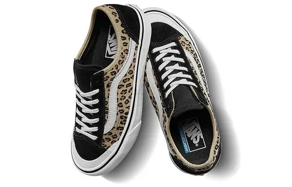 VANS Style 36 Decon Sf Leopard Print Low Top Sneakers - Black/white/leopard