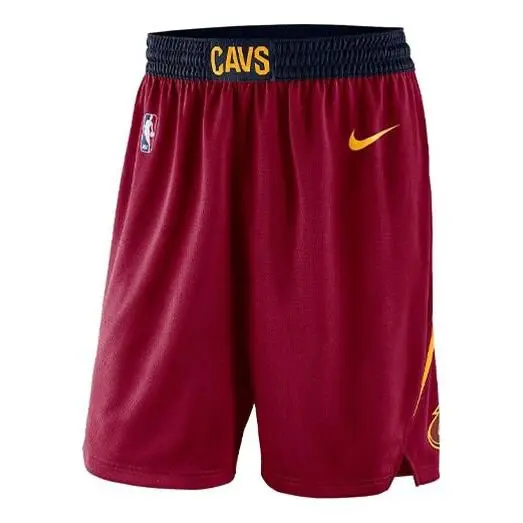 Nike Cleveland Cavaliers Basketball Shorts - Red