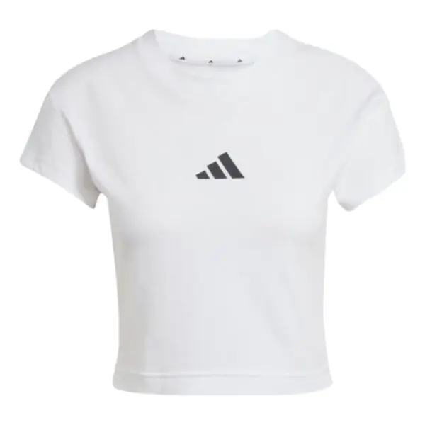 Adidas Future Icons Small Logo Cropped T-shirt - White