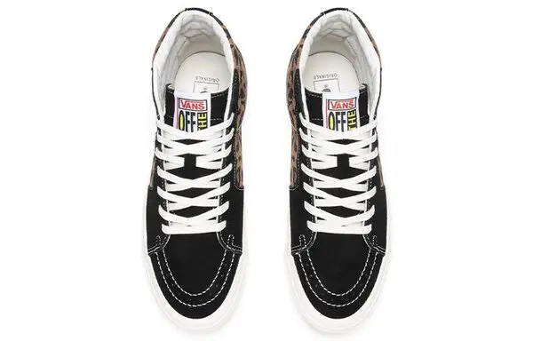 VANS Og Style 138 Ns Lx High Top Leopard Print Sneakers - Black/brown