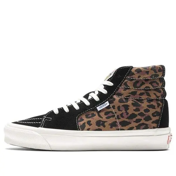 VANS Og Style 138 Ns Lx High Top Leopard Print Sneakers - Black/brown