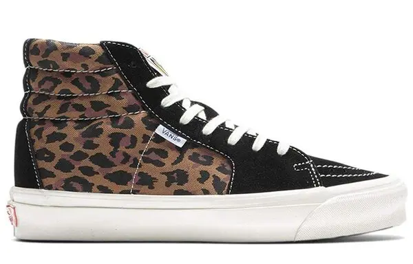 VANS Og Style 138 Ns Lx High Top Leopard Print Sneakers - Black/brown