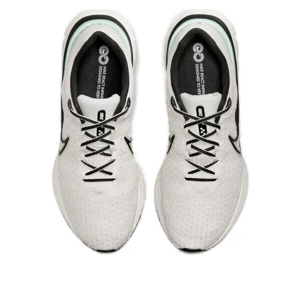 Nike React Infinity Run Flyknit 3 Athletic Sneakers - Phantom/black/light Bone