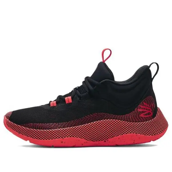 Under Armour Curry Hovr Splash Basketball Sneakers - Black/red